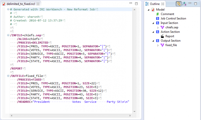 How To Convert Flat File Formats With Iri Nextform Iri