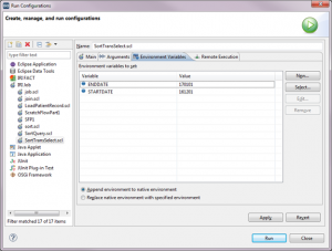 Single Job Execution Options in IRI Workbench - IRI