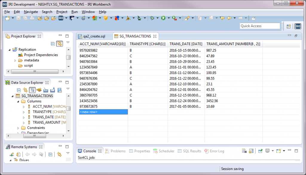Incremental Data Replication in IRI Workbench - IRI