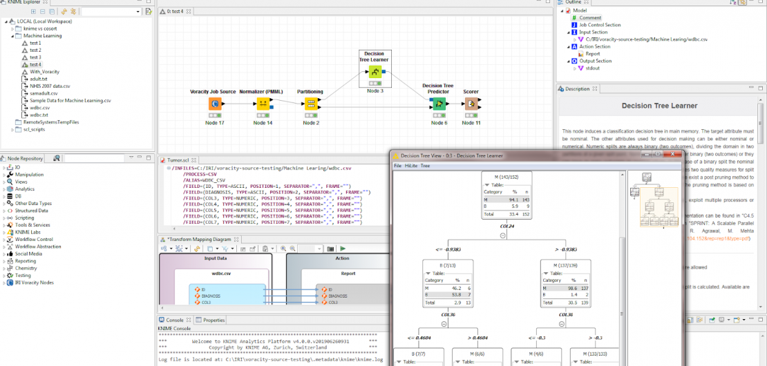Machine Learning in Cancer Prediction: A Voracity-KNIME Use Case - IRI