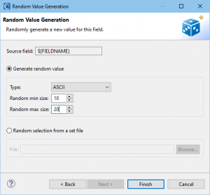 Data Generation Rules in IRI Workbench - IRI