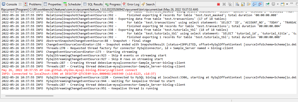 Real-Time Database Data Replication - IRI