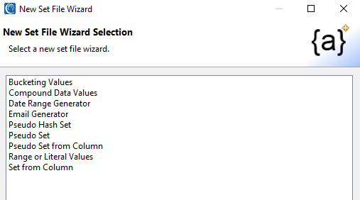NewSetFileWizardselection - IRI
