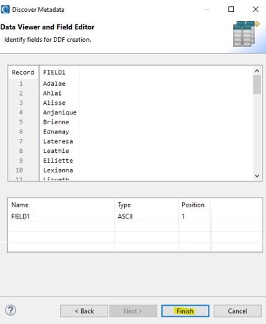 Data viewer Field Editor - IRI