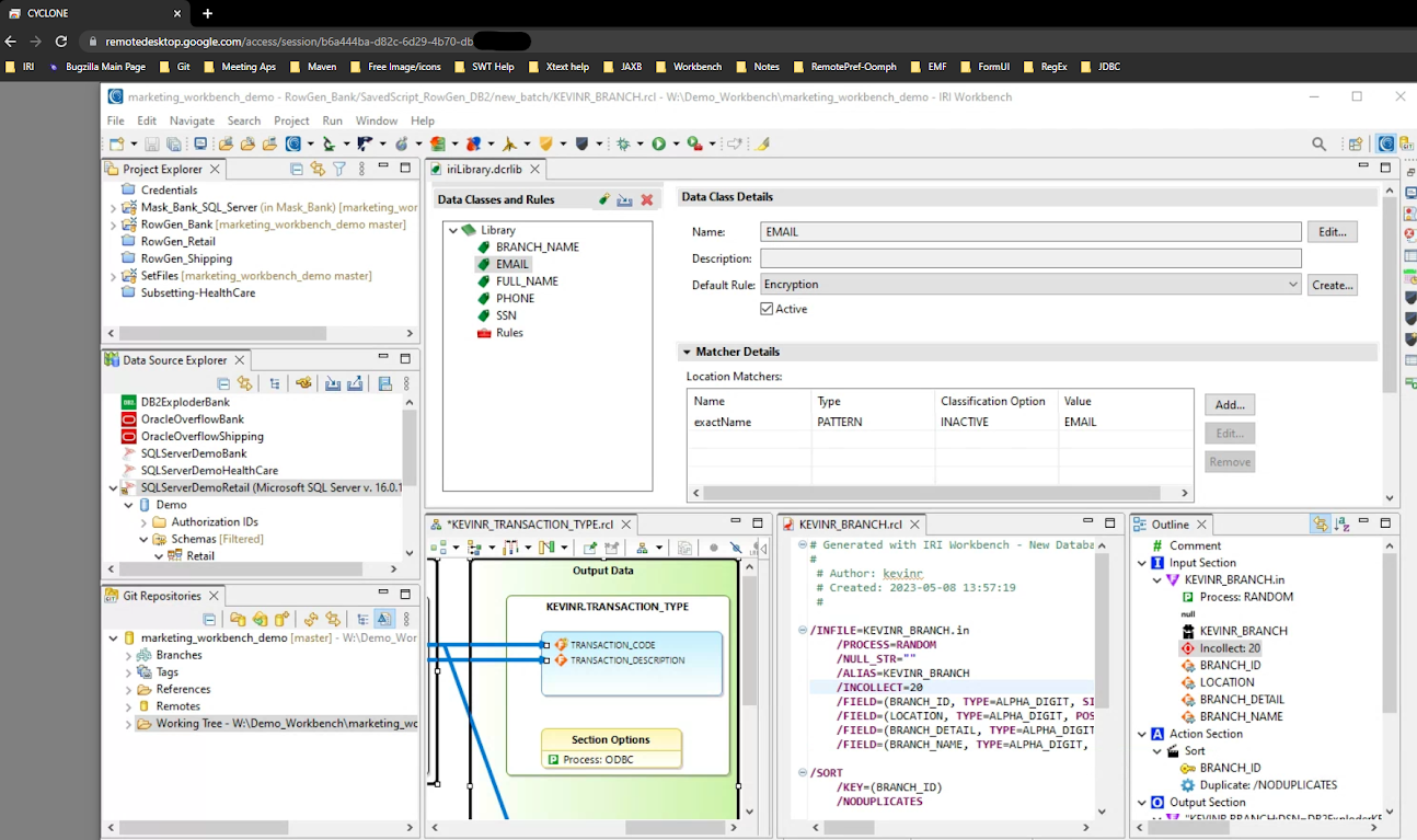 Sharing IRI Data Management Jobs via Git - IRI