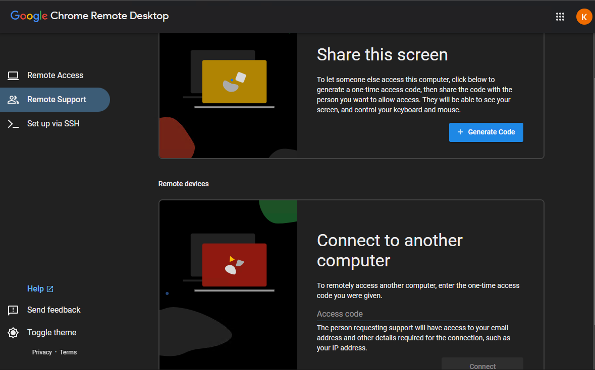 Running IRI Software in a Browser: Chrome Remote Desktop - IRI