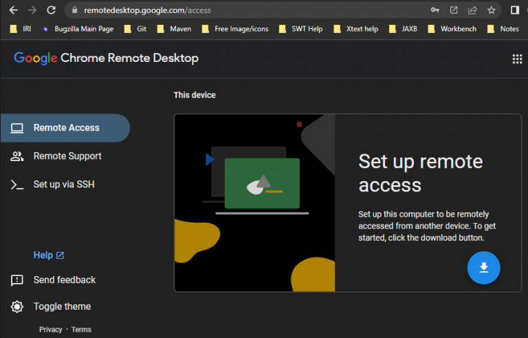 Running IRI Software in a Browser: Chrome Remote Desktop - IRI