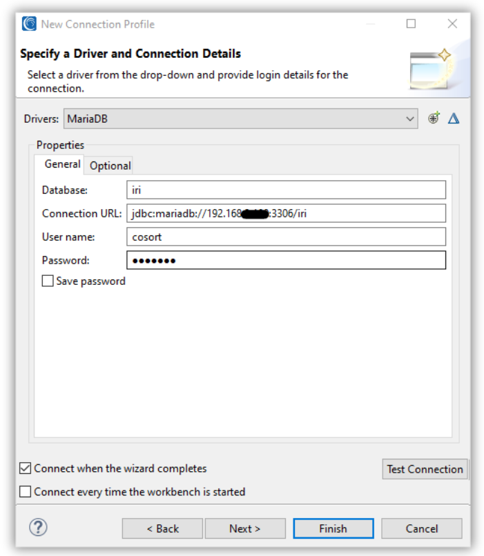 Connecting MariaDB and MySQL to IRI Workbench - IRI