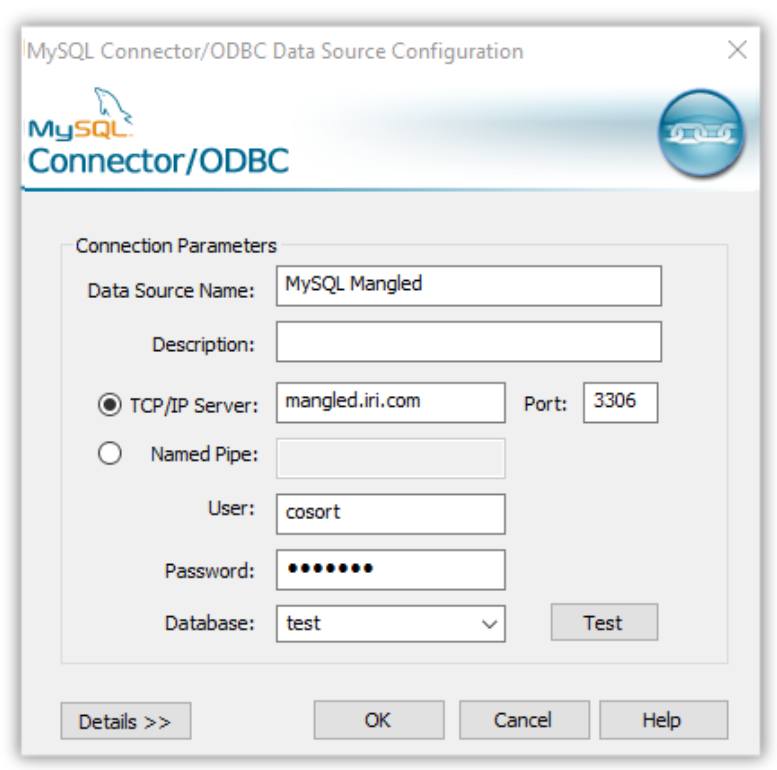 Connecting MariaDB and MySQL to IRI Workbench - IRI