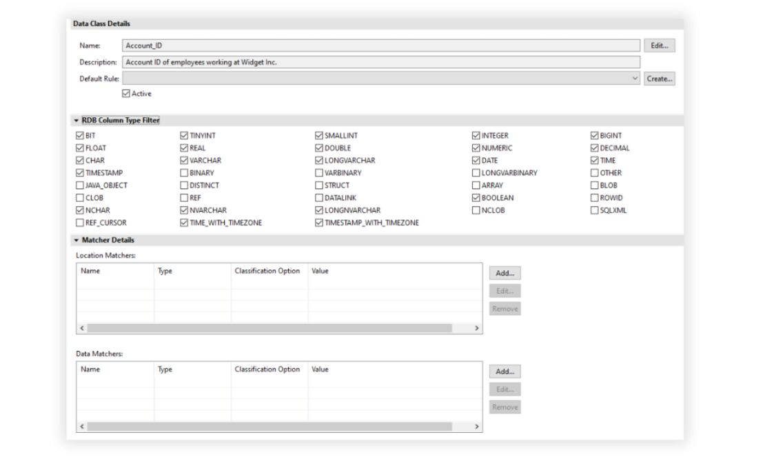 Data Class & Rule Library in IRI Workbench - IRI
