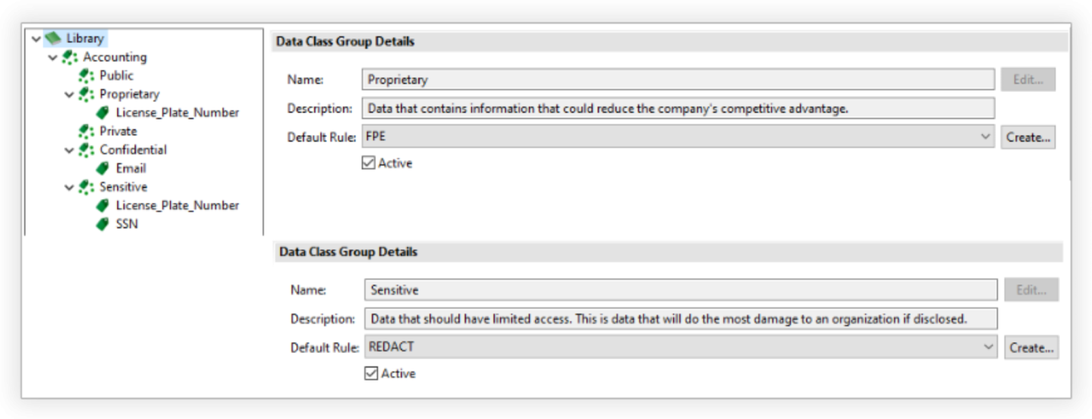 Data Class & Rule Library in IRI Workbench - IRI