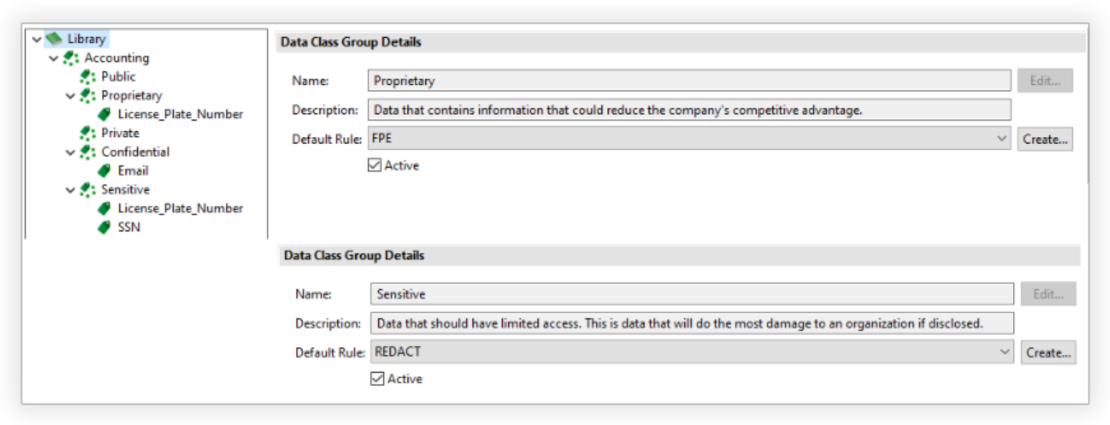 Data Class & Rule Library in IRI Workbench - IRI