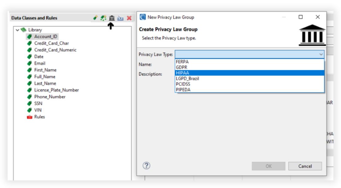 Data Class & Rule Library in IRI Workbench - IRI