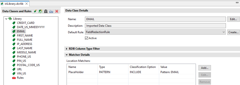 Importing Data Classes into the New IRI Workbench - IRI