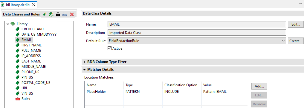 Importing Data Classes into the New IRI Workbench - IRI