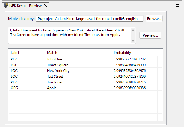 Training NER Models in IRI DarkShield - IRI