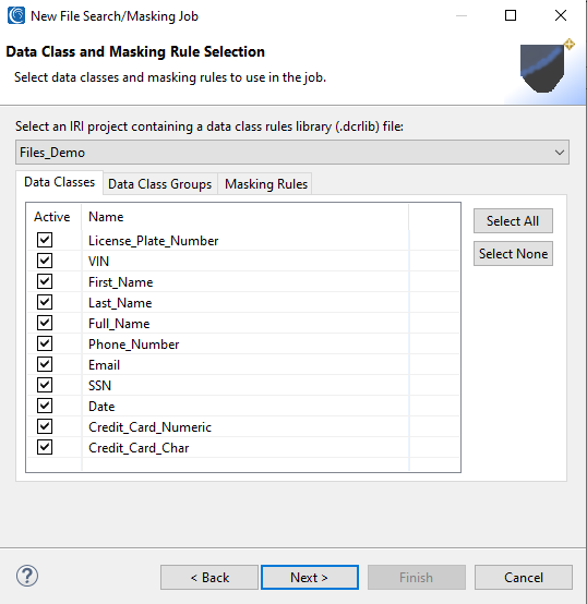 Find & Mask File PII in the DarkShield GUI - IRI