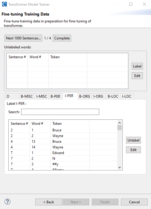Training NER Models in IRI DarkShield - IRI