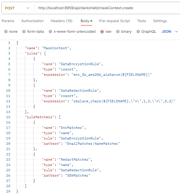 IRI DarkShield-RDB RPC API - IRI