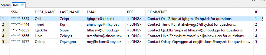 IRI DarkShield-RDB RPC API - IRI