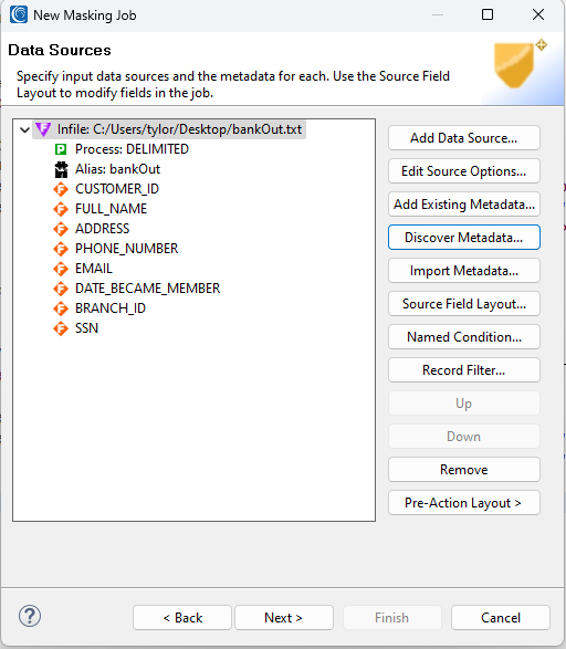 The Basic FieldShield Masking Job Wizard - IRI