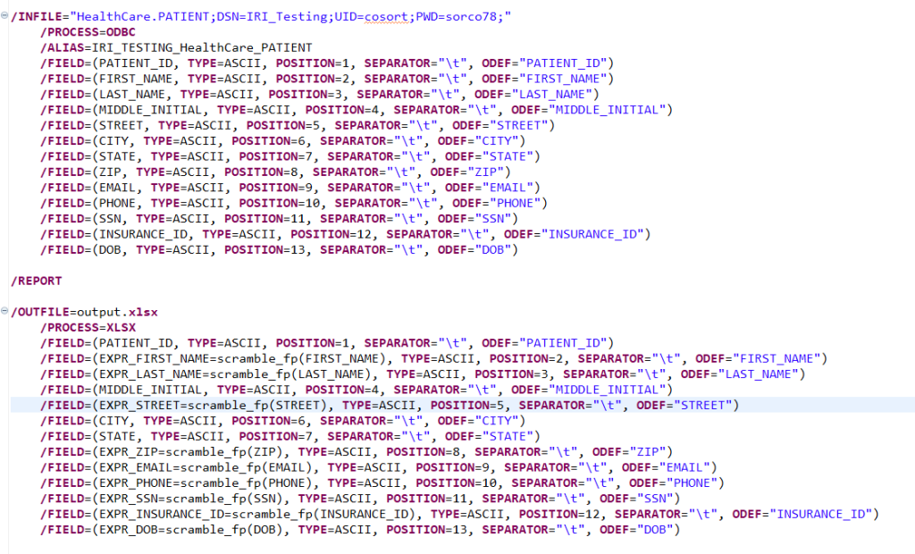 Data Scrambling: Format-Preserving Scramble (FPS) - IRI